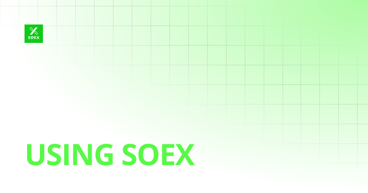 USING SOEX | SOEX DOCS